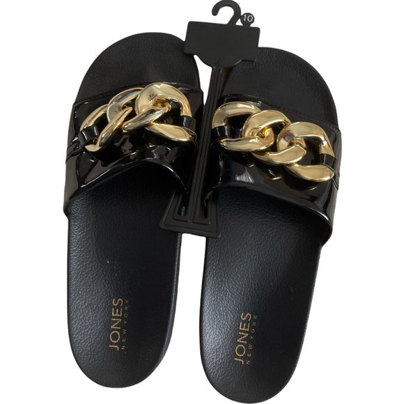 Jones New York | Shoes | Womens Sandals Slides Jones New York Black ...